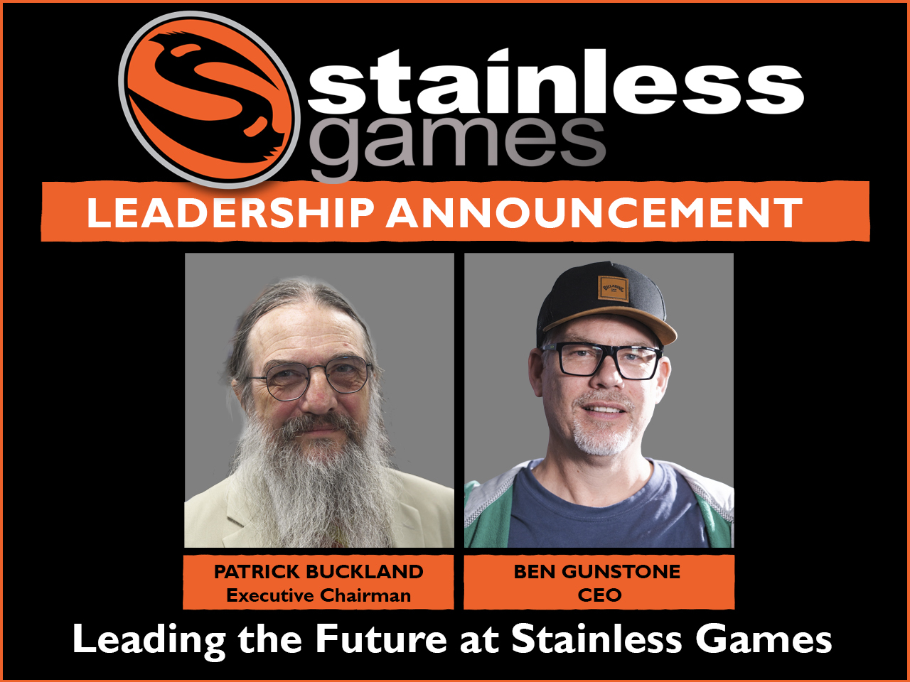 Ben Gunstone Appointed CEO of Stainless Games